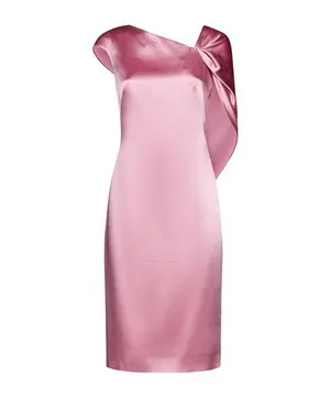 Givenchy Asymmetrical Draped-back Midi Dress - No