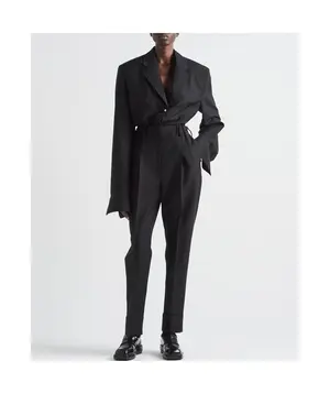 Prada Single-breasted Shirt Jacket - Black