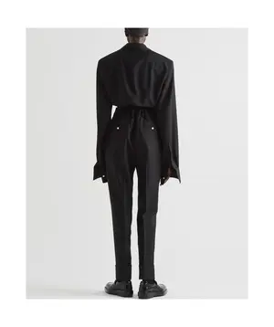 Prada Single-breasted Shirt Jacket - Black