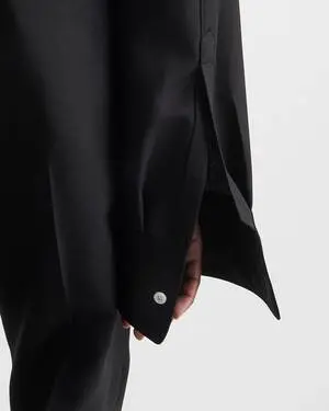 Prada Single-breasted Shirt Jacket - Black