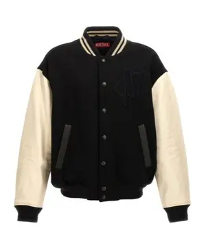 DIESEL® L-nyman Panelled Bomber Jacket
