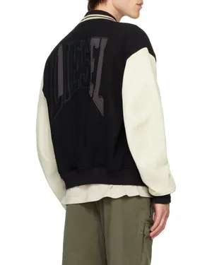DIESEL® L-nyman Panelled Bomber Jacket