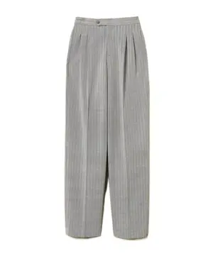 TWINSET Pinstriped Pleated Trousers - No