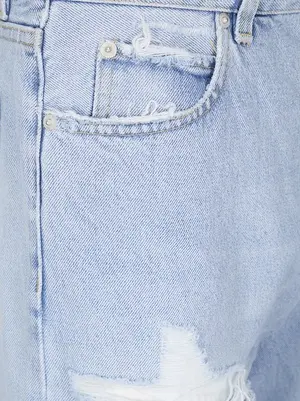 HAIKURE Straight-leg Jeans With Logo Patch - Blue