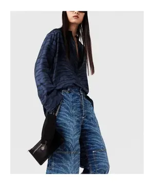 Stella McCartney Animal Print Button-up Shirt