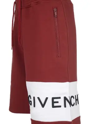 Givenchy Logo Detail Shorts - Red