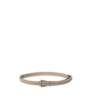 Brunello Cucinelli Monile Woven Buckle Belt