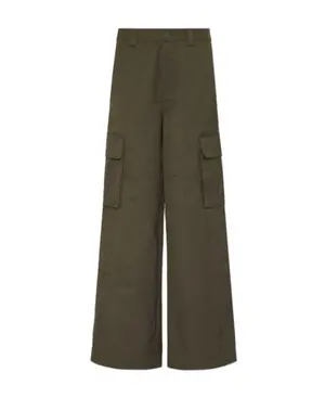 Valentino Garavani Button Detailed Straight Leg Pants