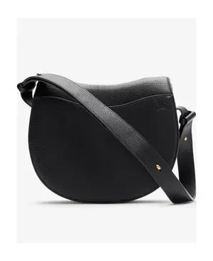 Burberry Medium Rocking Horse Foldover Crossbody Bag - Black