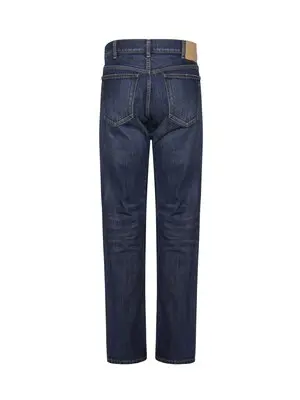 Celine Kurt Jeans In Dark Stone Wash Denim
