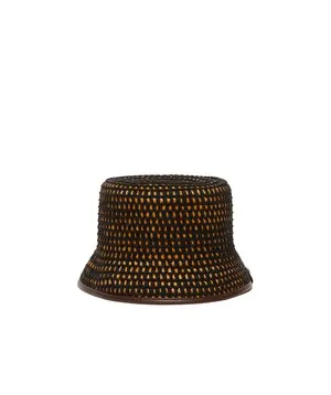 Max Mara Logo Plaque Bucket Hat - Black