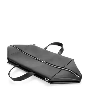Loewe Puzzle Fold Duffle In Shiny Calfskin