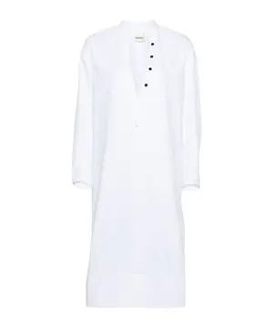 Khaite Long-sleeve Midi Dress