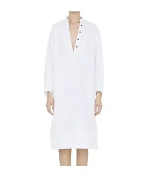 Khaite Long-sleeve Midi Dress