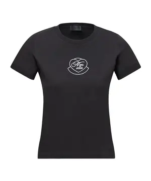 Moncler Embroidered Logo Crewneck T-shirt