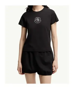 Moncler Embroidered Logo Crewneck T-shirt