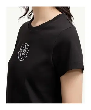 Moncler Embroidered Logo Crewneck T-shirt