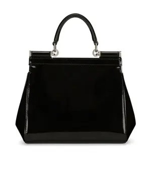 Dolce & Gabbana Small Sicily Top Handle Bag - Black