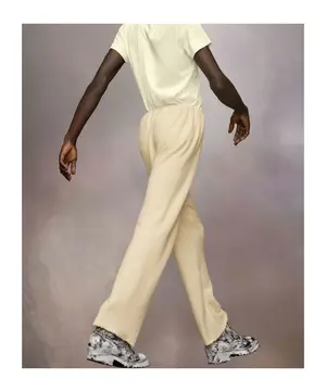 MAISON MARGIELA Four-stitch Straight-leg Trousers - Ecru