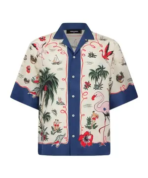 Dsquared2 Aloha Souvenir Bowling Shirt - Multicolor