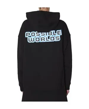 Alexander McQueen Pattern Printed Hooded Hoodie