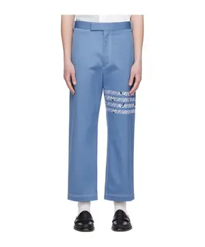 Thom Browne Straight Leg Casual Pants