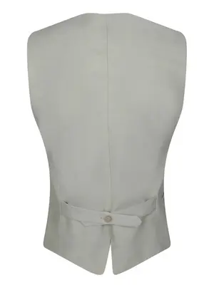 P.a.r.o.s.h V-neck Vest With Button Closure And Welt Pockets