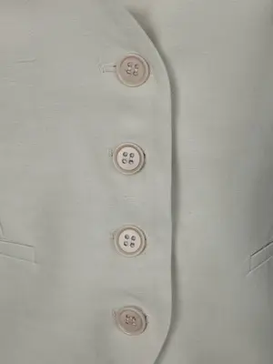 P.a.r.o.s.h V-neck Vest With Button Closure And Welt Pockets