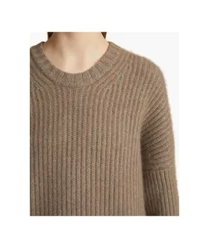 Khaite Manuela Crewneck Sweater - Barley