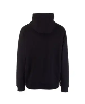 Burberry Printed Drawstring Hoodie - Black