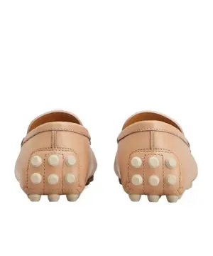 TOD'S Gommino Bubble Loafers With Metal T Accessory - Pink