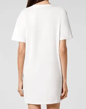 Philipp Plein Logo Detail T-shirt Dress