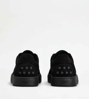 TOD'S Logo Detail Round Toe Lace-up Sneakers