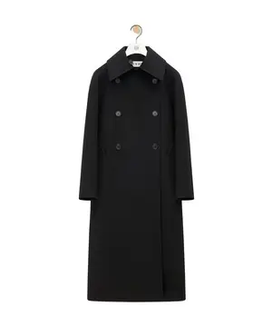 Loewe Double-breasted Wool And Cashmere Coat