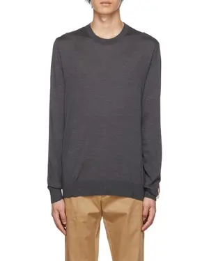 GOLDEN GOOSE Crewneck Jumper With Logo Patch