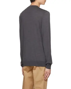 GOLDEN GOOSE Crewneck Jumper With Logo Patch
