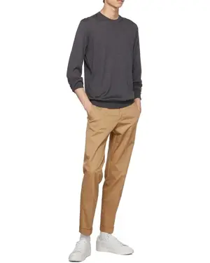 GOLDEN GOOSE Crewneck Jumper With Logo Patch