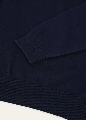 Loro Piana High-neck Knitted Jumper With Zip Detail - Black