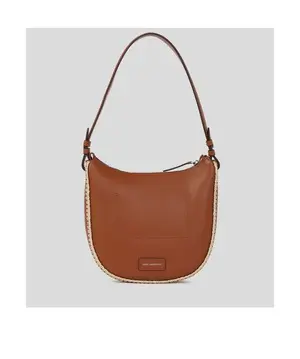 Karl Lagerfeld Perforated Logo Shoulder Bag