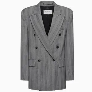 Sportmax Striped Double-breasted Jacket