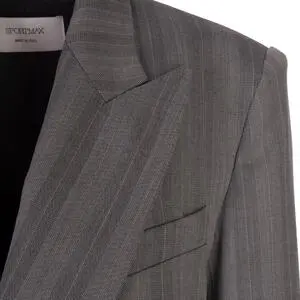 Sportmax Striped Double-breasted Jacket