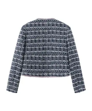 Marissa Chiara Textured Long Sleeve Jacket