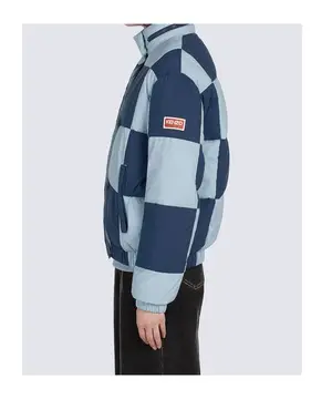 Kenzo Check Quilted Down Jacket
