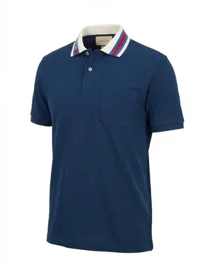Men's Gucci Blue Polos