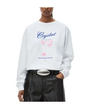 Alexander Wang Long-sleeve T-shirt With Graphic Print
