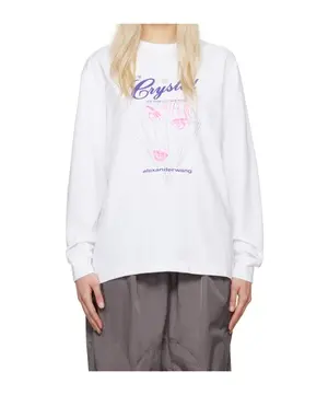 Alexander Wang Long-sleeve T-shirt With Graphic Print