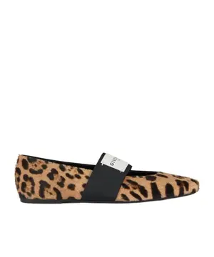 Givenchy Sliced Square Ballet Flats - Black