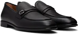 FERRAGAMO Gancini-buckle Loafers - Black