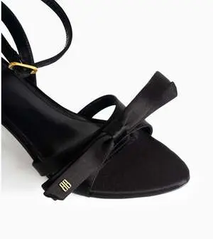 Balenciaga Bow Detail Stiletto Sandals