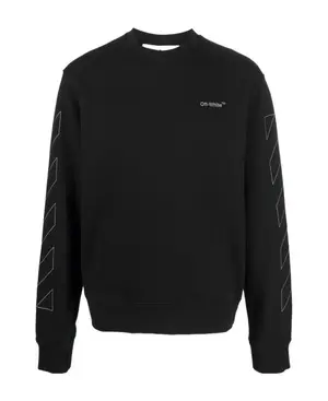 Off-white Crewneck Sweatshirts Hoodies For Men